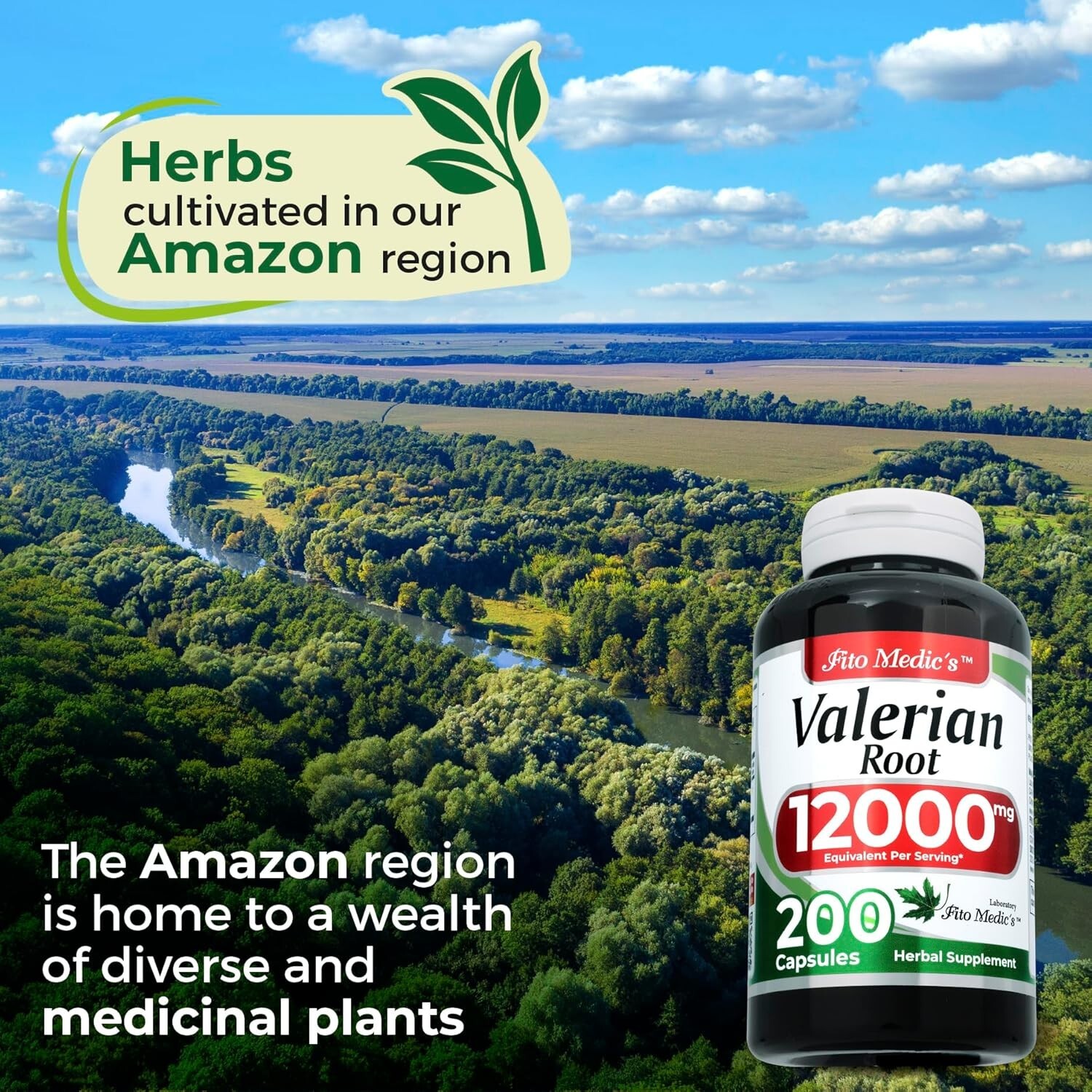 Valerian Root Capsules 200 Pills 12,000,MG Highest Quality Potency ...