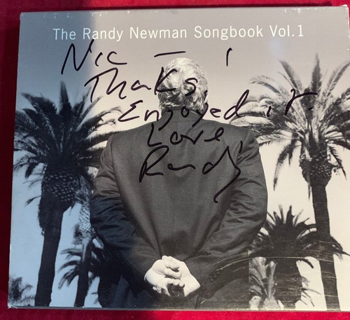 THE RANDY NEWMAN SONGBOOK VOL. 1 ~ 2003 US CD AUTOGRAPHED ON SLIP COVER ...