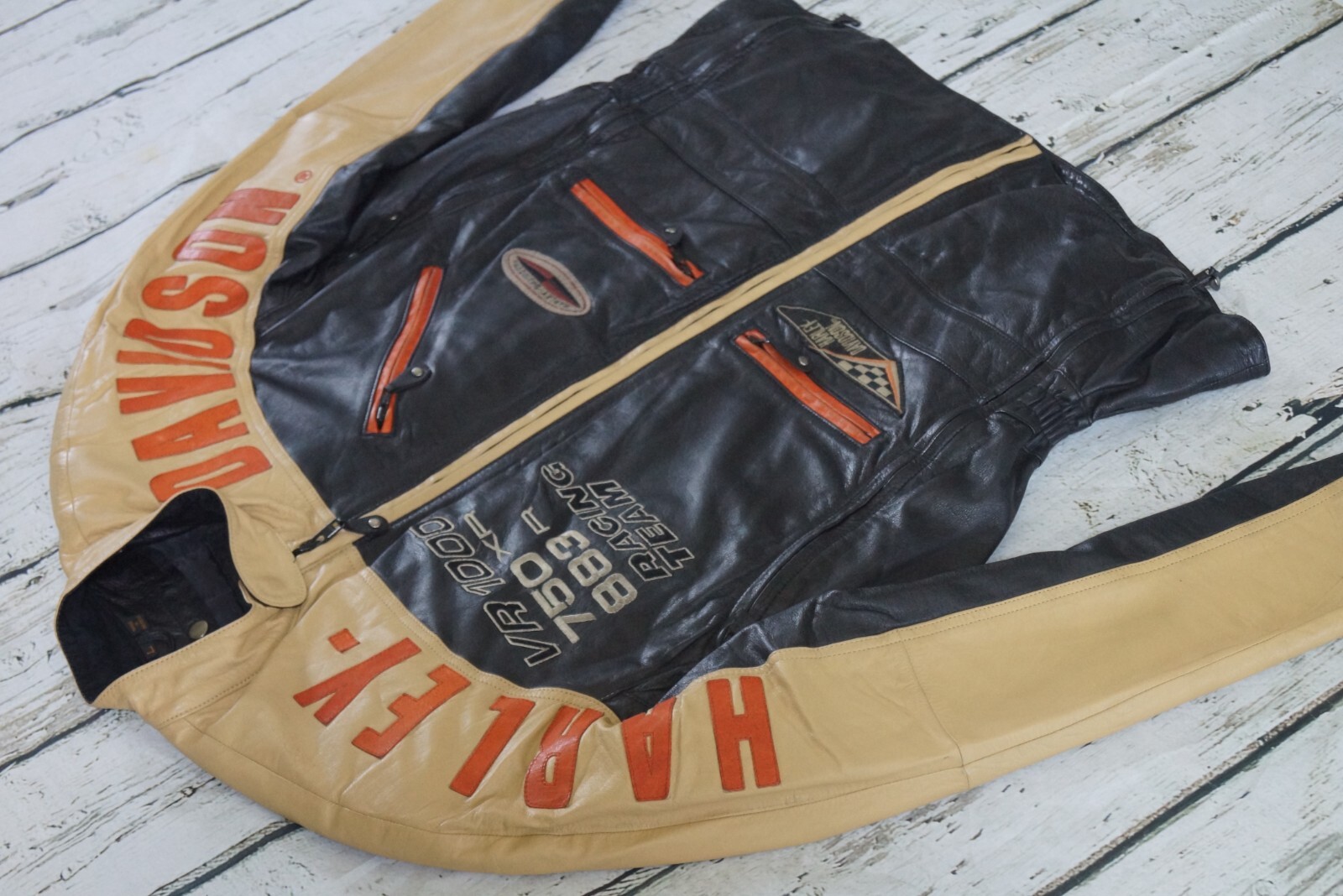 Harley Davidson Mens Rare Vintage Racing Team VR1000 … - Gem