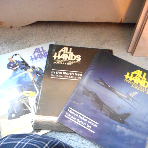 All Hands Navy Magazine 1954 USN Naval Lot Of 3 1980s | eBay
