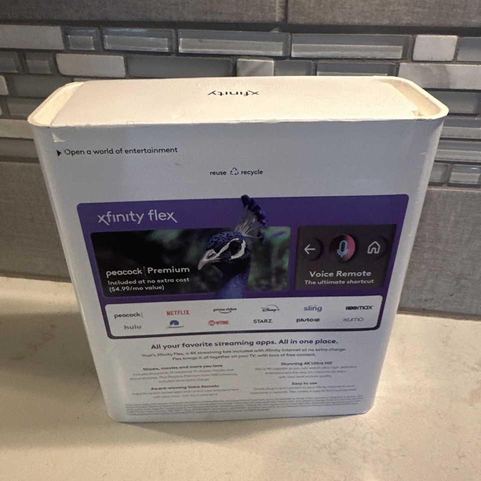 Xfinity Flex TV Stream Box Streaming 4K with Remote Control New | eBay