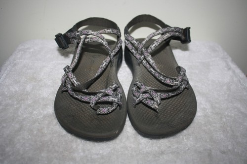 Chaco ZX/2 Double Strap gray violet Women’s Sandals Toe Loop Size 8 ...