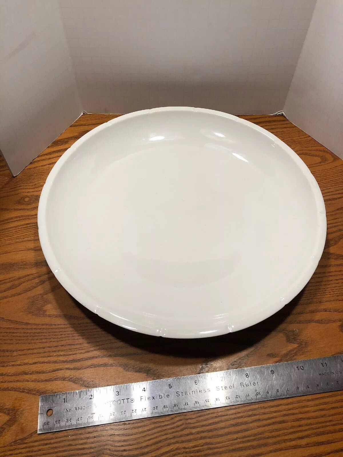 TRENTON POTTERIES- COOK POTTERY Tepeco STONE CHINA PLATTER Bowl Antique ...