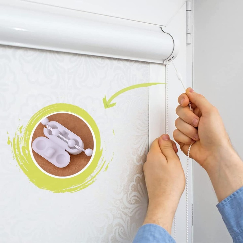 Blind Pull Cord Connector Clips for Plastic Chain Roller, Roman ...