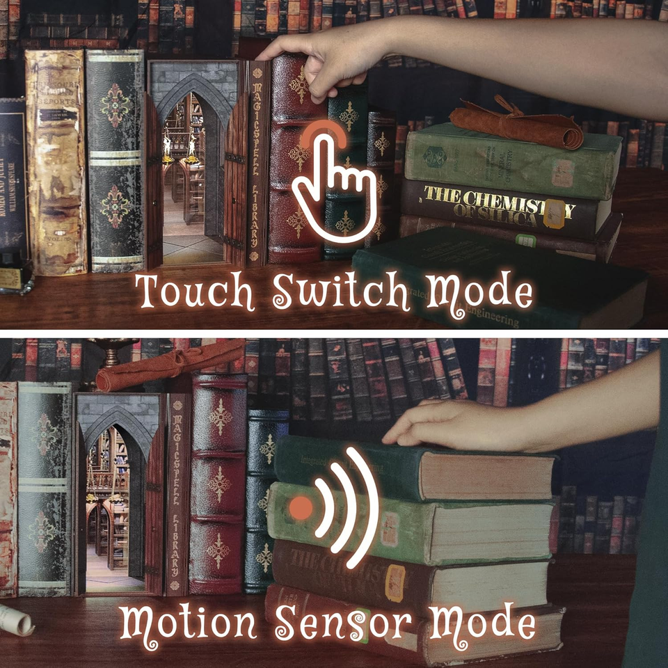 DIY Book Nook Kit for Adults, Infinite Magicspell Library Booknook with ...