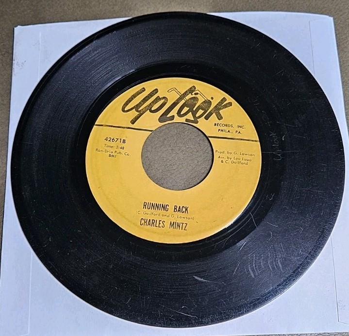 Charles Mintz ‎Lucky Guy/ Running Back RARE Funk Soul 1971 Up Look ...