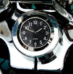 New British Made Harley Heritage / Fatboy FLSTF FLSTC Stem Nut Clock ...