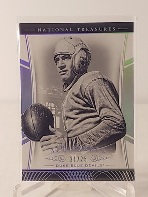 2015 National Treasures Collegiate Ace Parker /25 #148 - Duke Blue ...