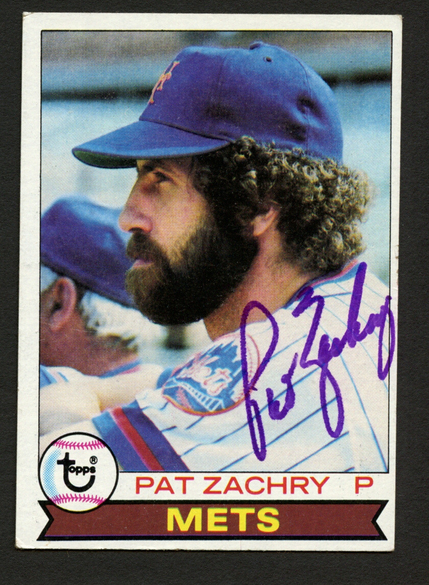 Pat Zachry #621 signed autograph auto 1979 Topps Baseball Trading Card ...