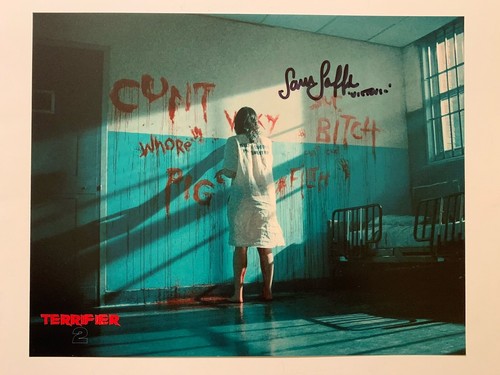 Samantha Scaffidi SIGNED 11x14 TERRIFIER Photo Horror Actress EXACT ...