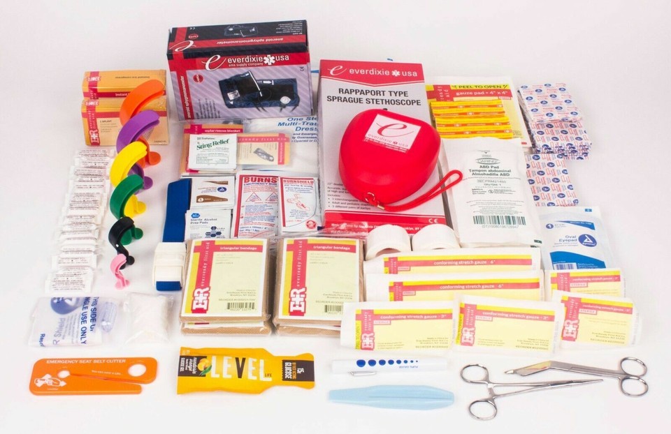 Paramedic First Responder Kit First Aid Fully Stocked Trauma Emergency ...