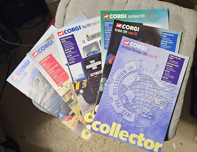 Qty 6 Corgi Collectors Club Magazines-Diecast Magazine/Catalogs 1999 ...