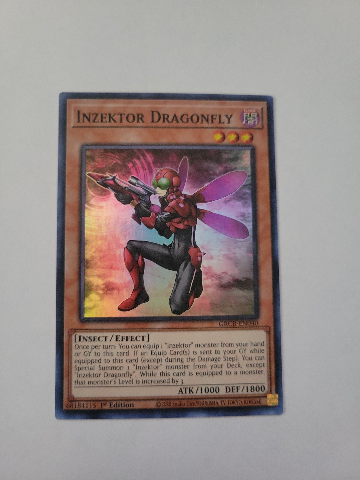 Yu-Gi-Oh! TCG Inzektor Dragonfly The Grand Creators GRCR-EN040 1st Edition NM | eBay