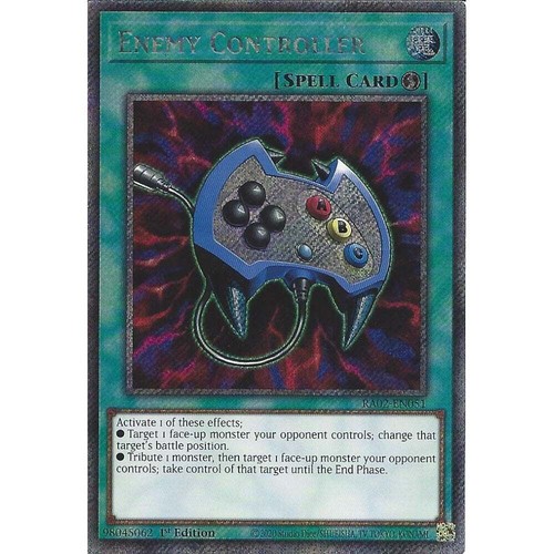RA02-EN051 Enemy Controller : Platinum Secret Rare Card : 1st Edition ...