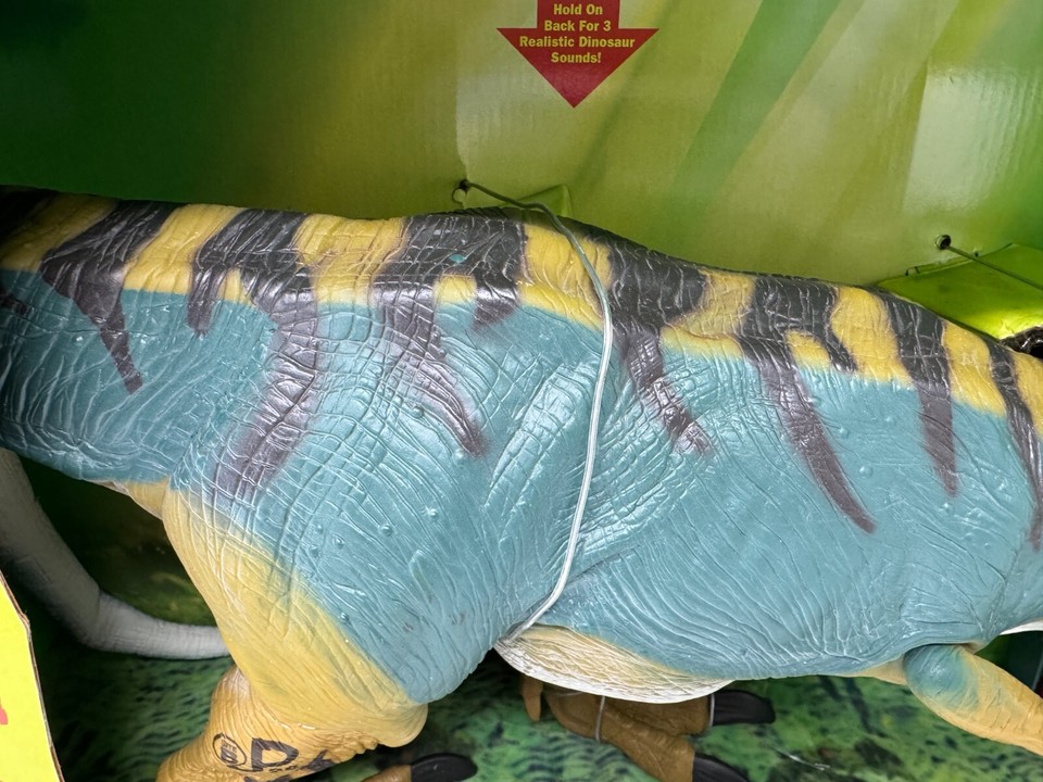 Jurassic Park Lost World Electronic Bull T-Rex Kenner 1996 action ...