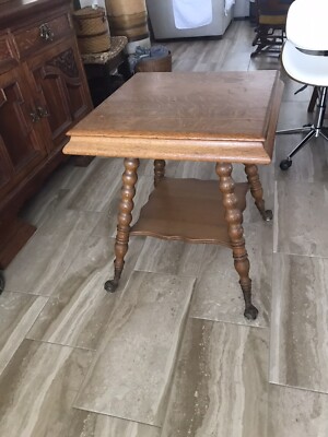 vintage Oak end tables | eBay