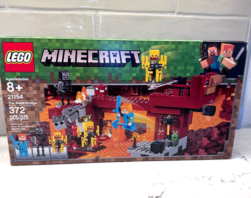 New Lego Minecraft 21154 The Blaze Bridge | eBay