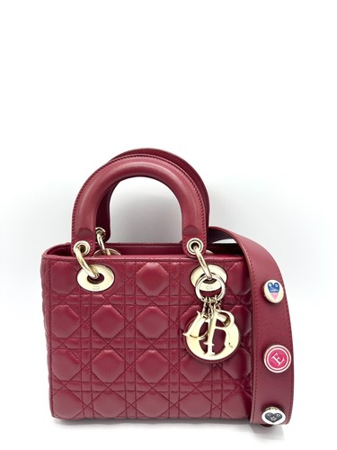 [Ebay Live] Christian Dior Ruby Red GHW Small My Lady Dior | eBay