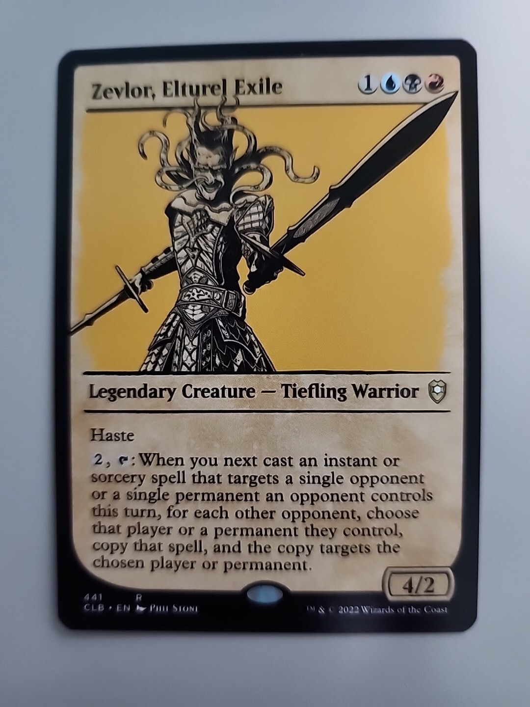 MTG Zevlor, Elturel Exile Comm Legends: Baldur's Gate 441 Showcase Rare ...