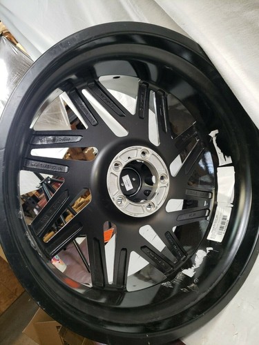 24x12J Black Milled Wheel Vision Spyder 36-20/19-ET-51-SAE J2530 DOT-T ...