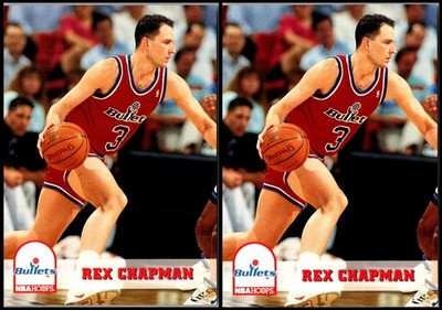 1993 Hoops Rex Chapman (2) Card Lot - RARE TREASURE | eBay
