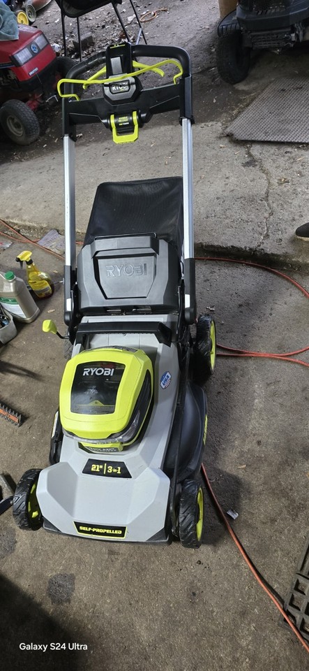 Ryobi RY401210 40V HP 21in Self-Propelled Lawn Mower. Only Used Twice ...