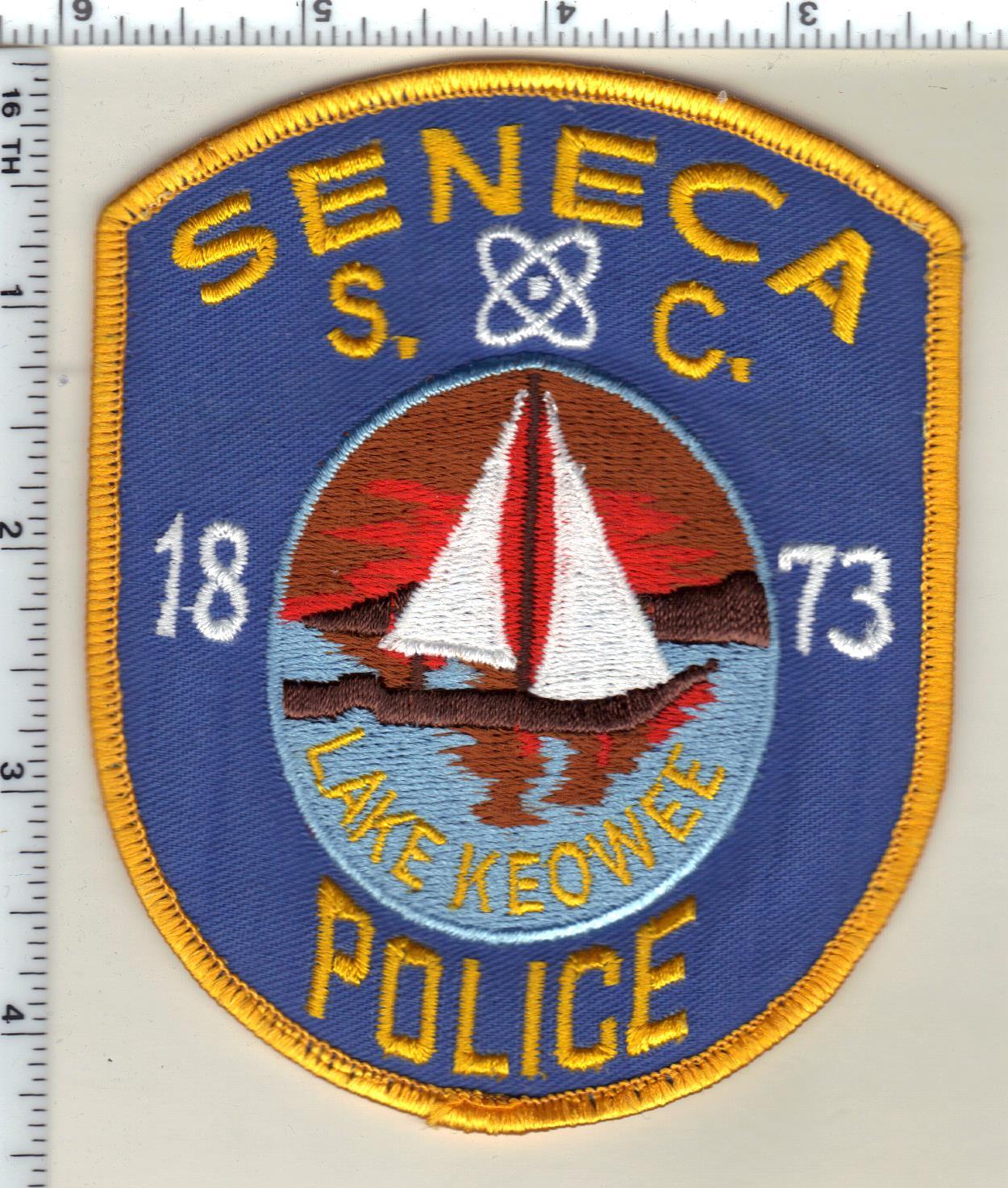 Seneca Police (South Carolina) Uniform Take-Off Shoulder Patch from ...