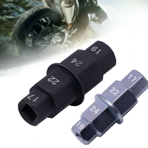 Motorcycle Front Axle Spindle Hex Allen Key Socket Wrench 17mm 19mm ...