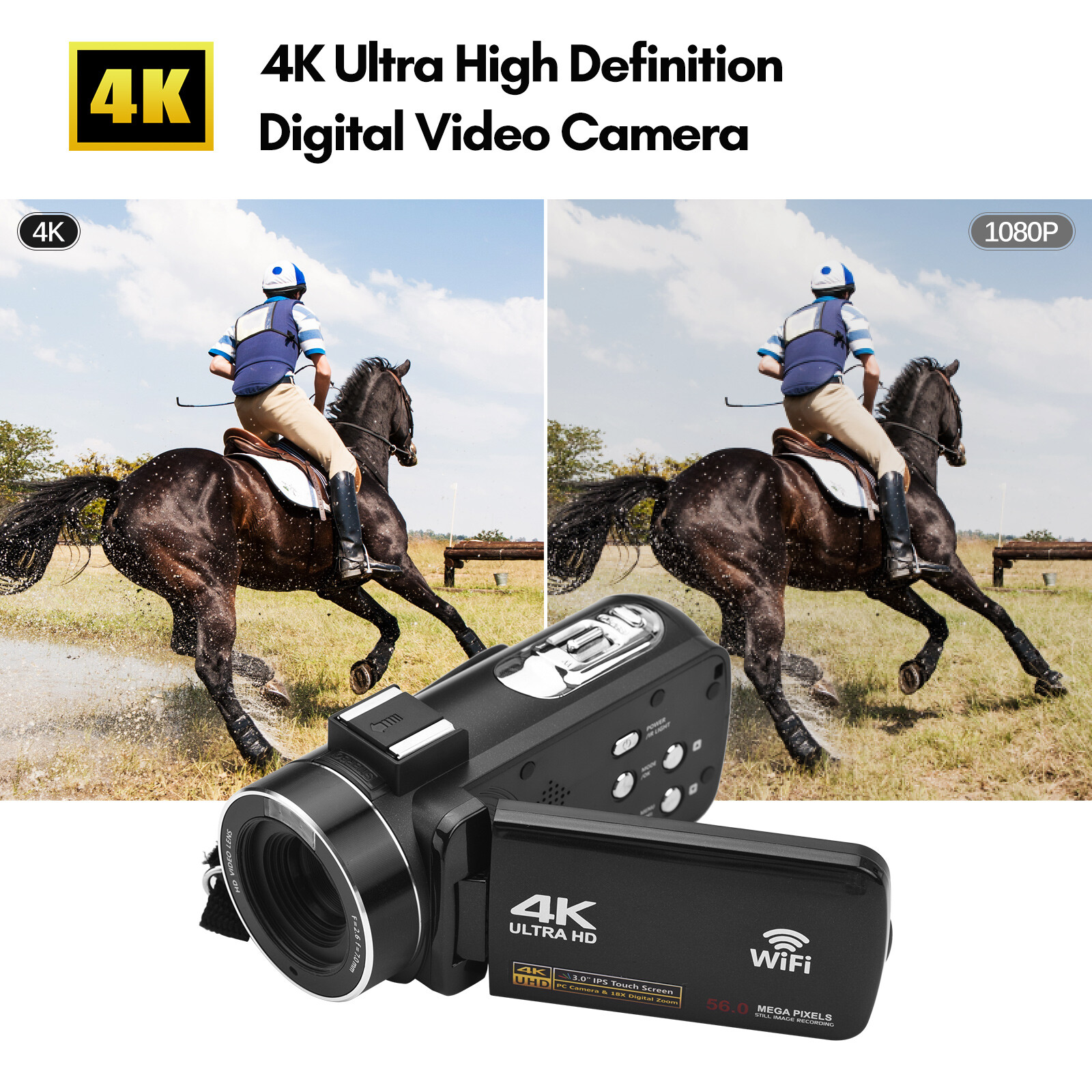 4K Digital Video DV Recorder 56MP 18X Digital Zoom G4S3 | eBay