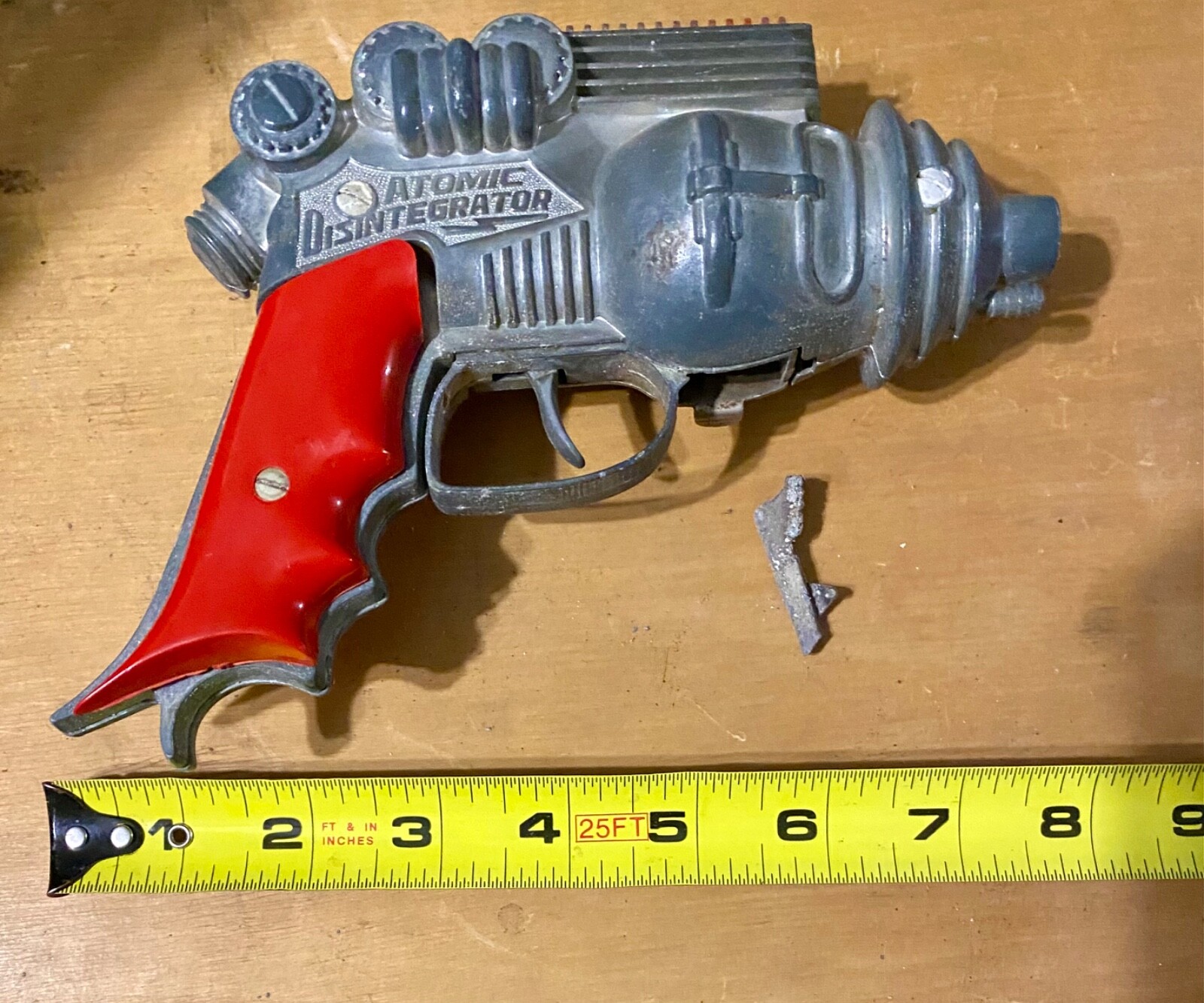 RARE! Metal 1950s Hubley Atomic Disintegrator Space Pistol Does not ...