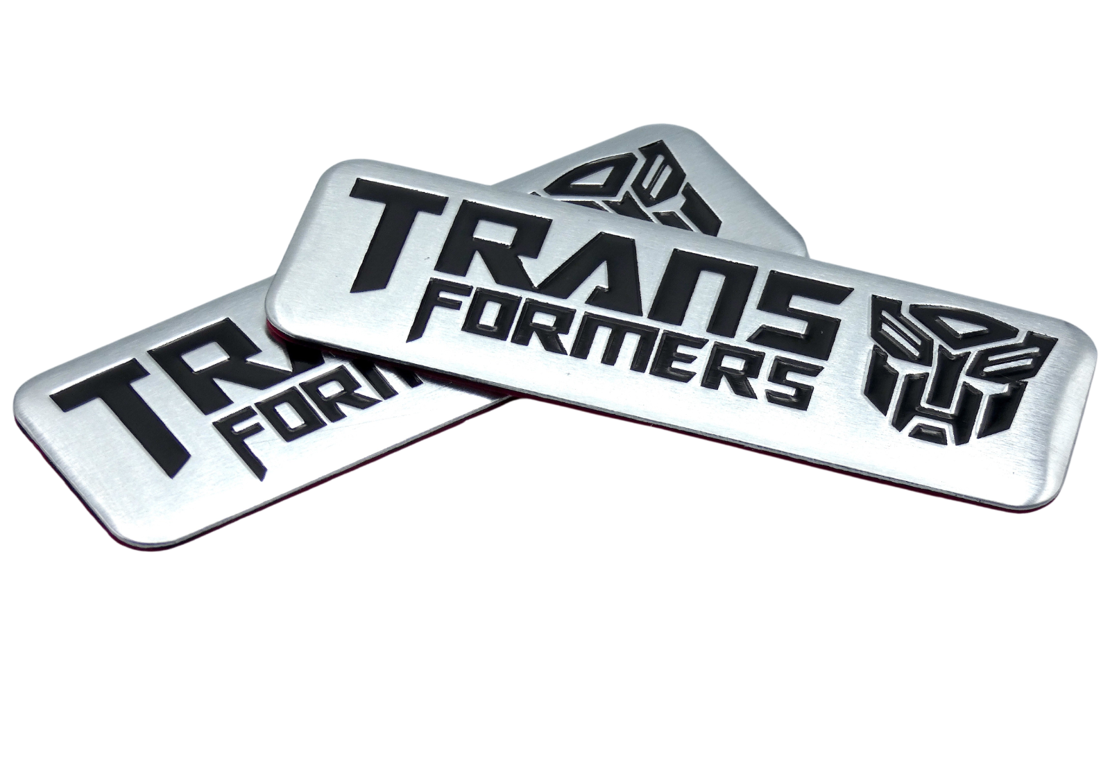 2x Metal Transformers Emblem Sticker Decal Optimus Prime Tailgate Badge ...