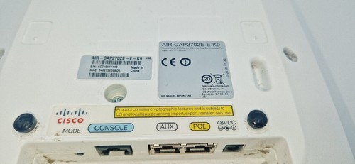Cisco Aironet 2702e Wi-Fi Access Point - AIRCAP2702EEK9 for sale online ...