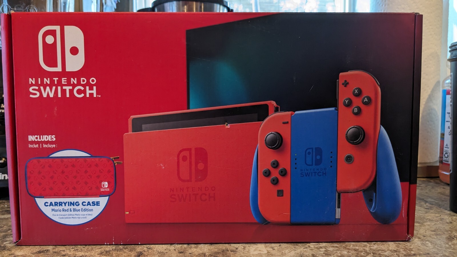 NINTENDO SWITCH MARIO Red and Blue Edition Console *LIMITED EDITION* | eBay