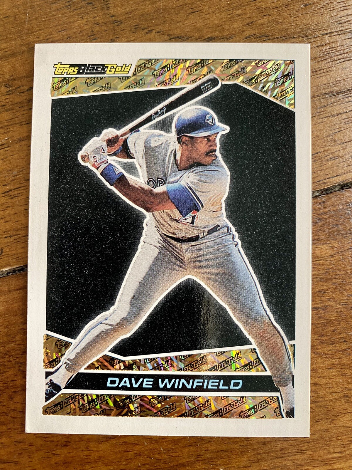 1993 Topps Black Gold Dave Winfield Toronto Blue Jays #44 World Series ...