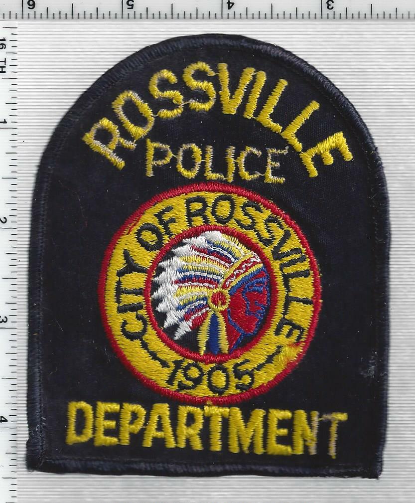Rossville Police (Georgia) 1st Issue Shoulder Patch | eBay