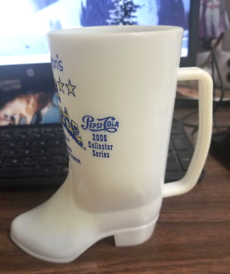 PLASTIC BOOT MUG/CUP DOLLY PARTON's DIXIE STAMPEDE 2006 PEPSI COLLECTOR ...