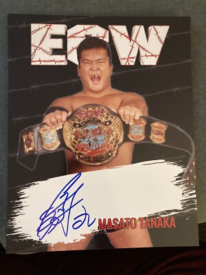 Masato Tanaka ECW autographed 8x10 Photo Signed wwe WCW wrestling ...