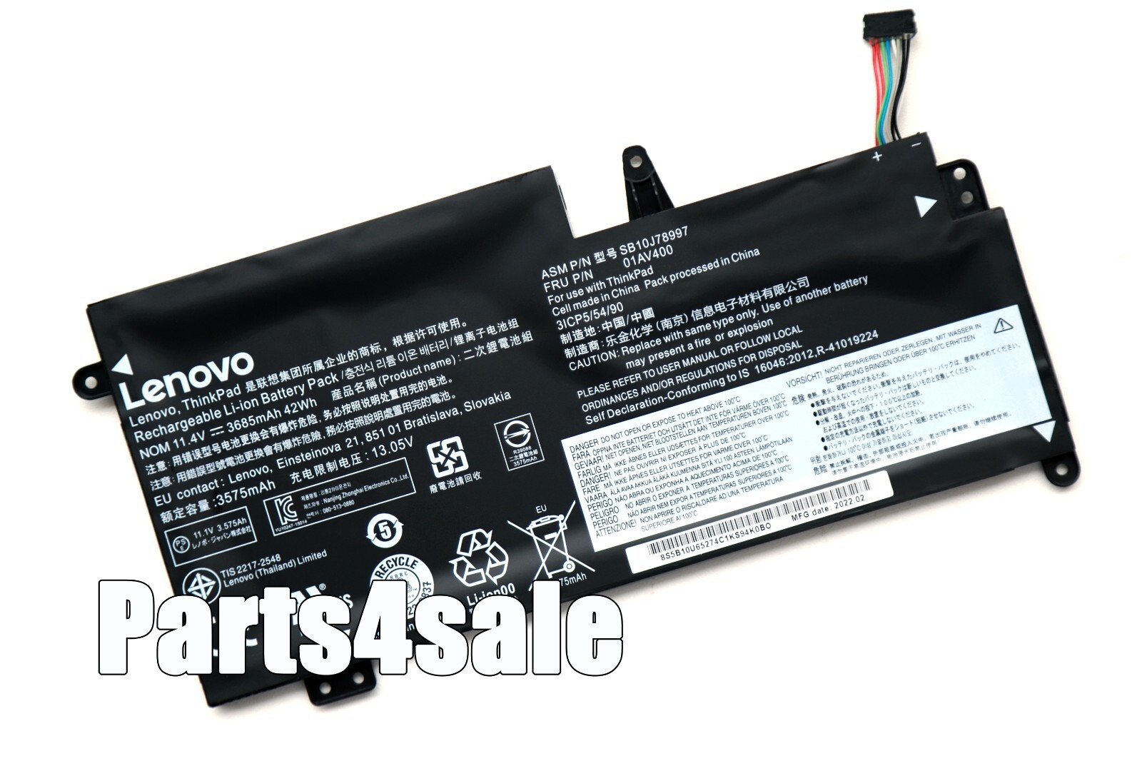 Genuin 01AV400 01AV401 01AV402 01AV436 01AV437 Battery for Lenovo ...