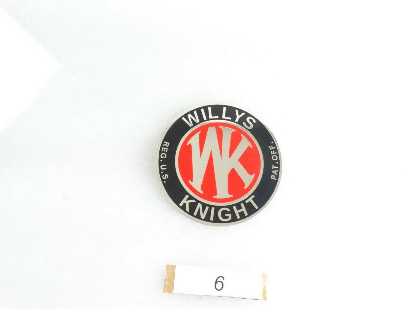 Vintage Willys Knight WK Round Radiator Badge / Emblem (Replica) | eBay