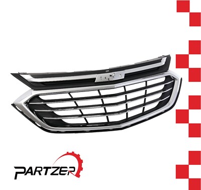 Front Bumper Grille w/Chrome Trim For Chevrolet Equinox 2018-2021 ...