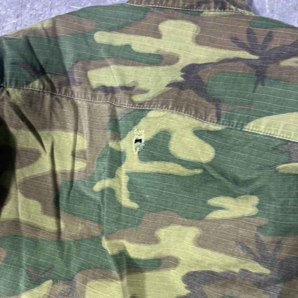 VTG Vietnam ERDL Camouflage Wind Resistant Poplin Class 2 Jungle ...