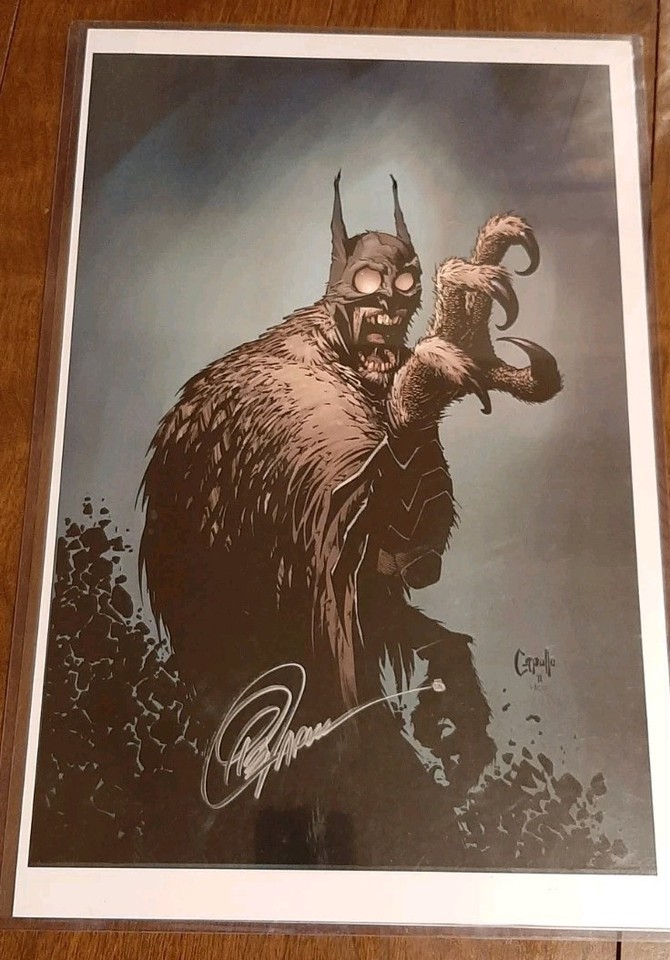 Batman Court of Owls by Greg Capullo SIGNED 11x17 Art Print DC Comics ...