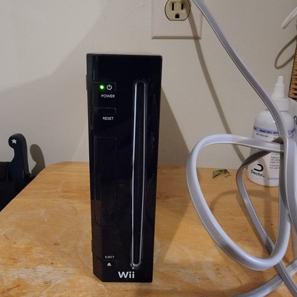 Nintendo Wii Black Console Bundle For Parts Sensor Bar Not Working | eBay