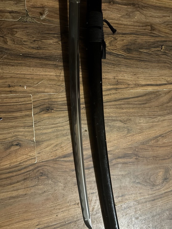 Katana 1095Carbon Steel Japanese Real Sharp Samurai Sword Full Tang ...