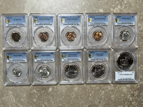 Lot of 10 PCGS Coins | eBay