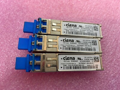 Ciena NTK592NBE6 Ciena OC-3/STM-1 CWDM 1511nm 34dB SFP WMOTCNUJAA | eBay