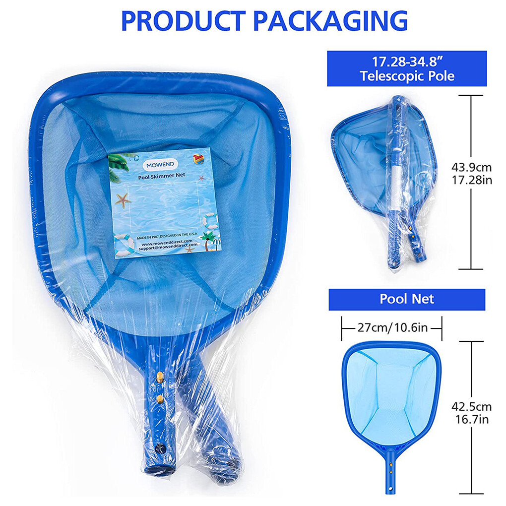 Pool Skimmer Net And Reliable Pool Cleaning Solution Sturdy And Durable ...