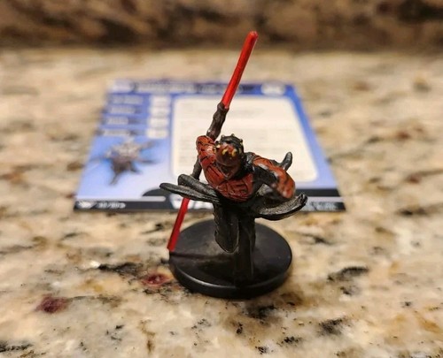 WOTC Star Wars Miniatures - Darth Maul Champion of the Sith #40 Rare w ...