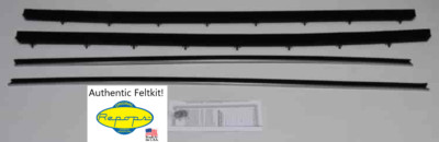 72 73 74 75 76 Ford Ranchero Door Window Felt Fuzzies Rubber Seal 4 Pc ...