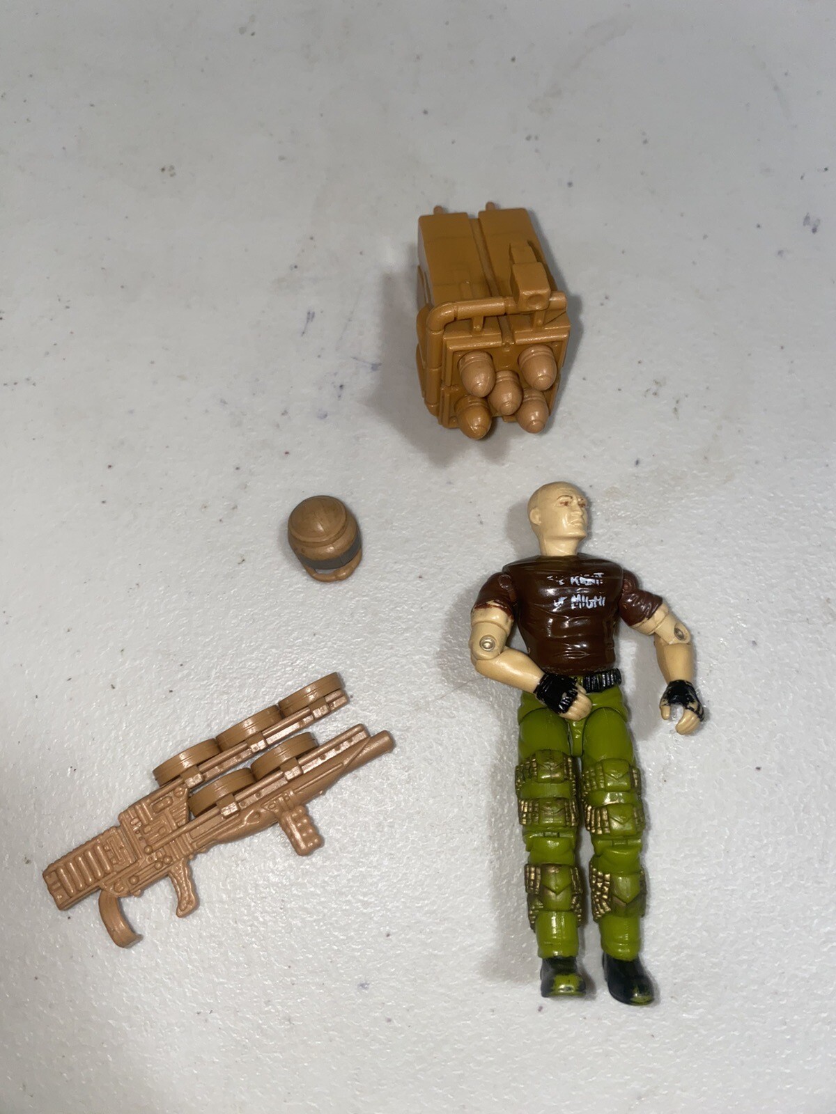 Hasbro GI Joe Salvo 1990 3.75” Action Figure Incomplete Loose | eBay